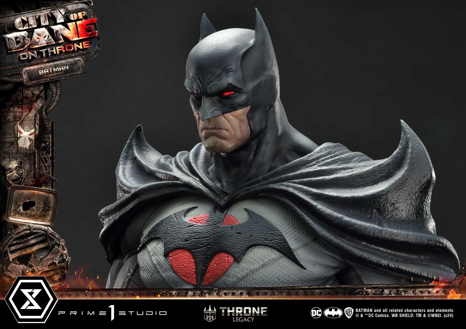 Flashpoint Batman (Bonus Version) Quarter Scale Statue by Prime 1 ...