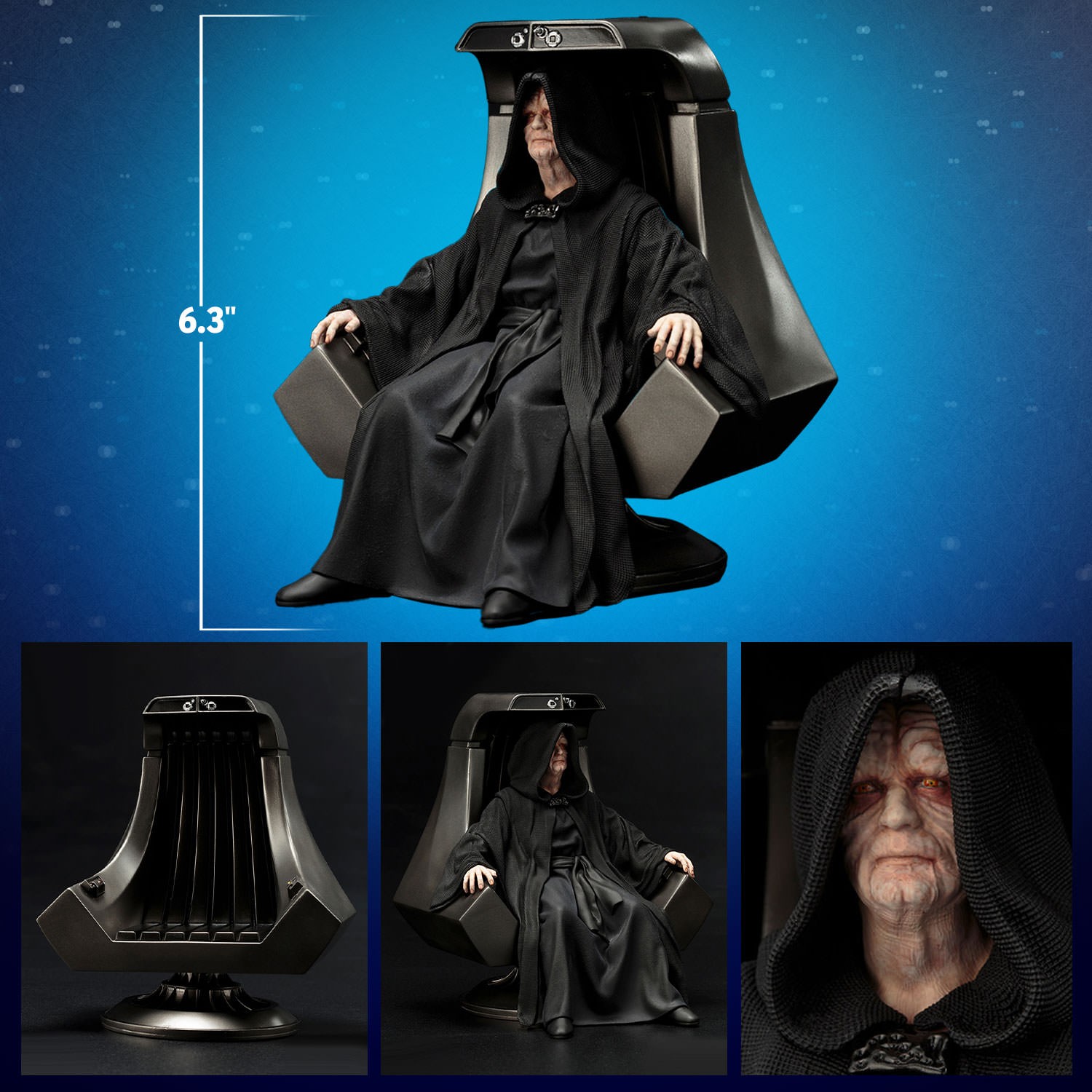 Emperor Palpatine ARTFX+ Statue by Kotobukiya | Sideshow Collectibles