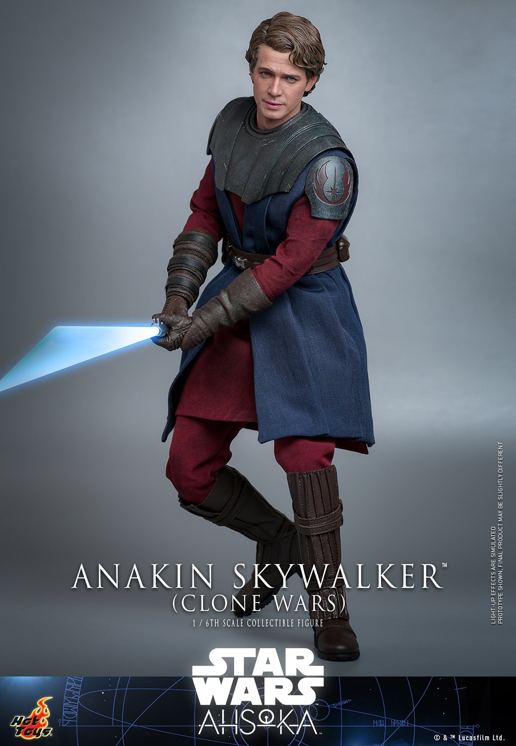 Anakin Skywalker™ (Clone Wars) Sixth Scale Figure by Hot Toys ...