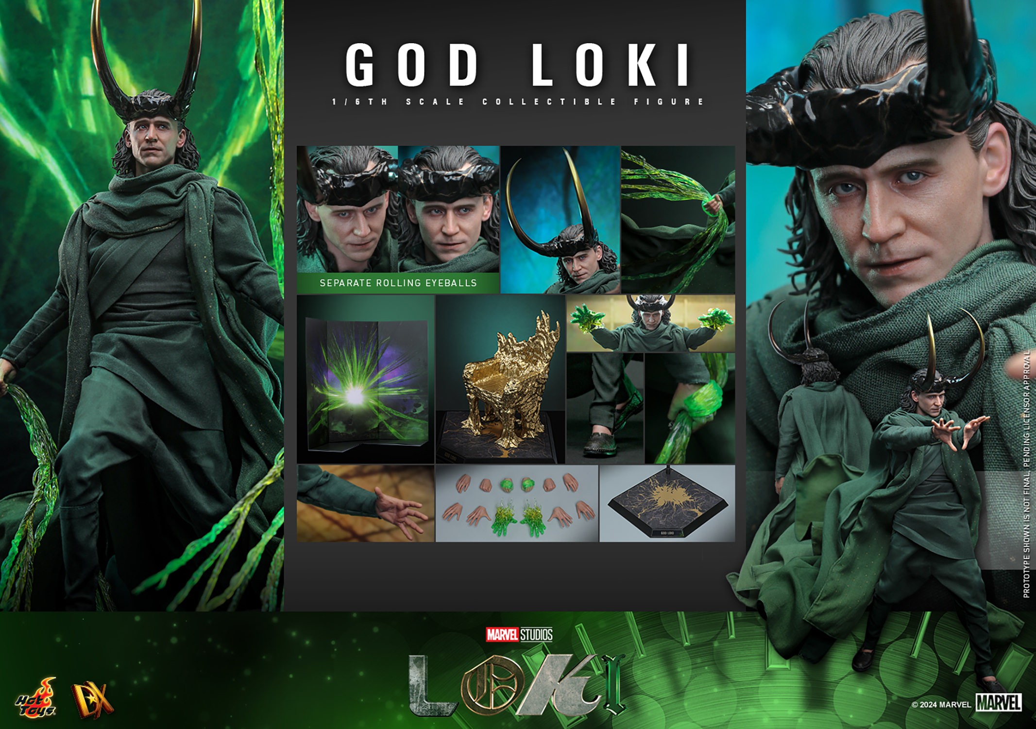 God Loki Sixth Scale Figure by Hot Toys | Sideshow Collectibles