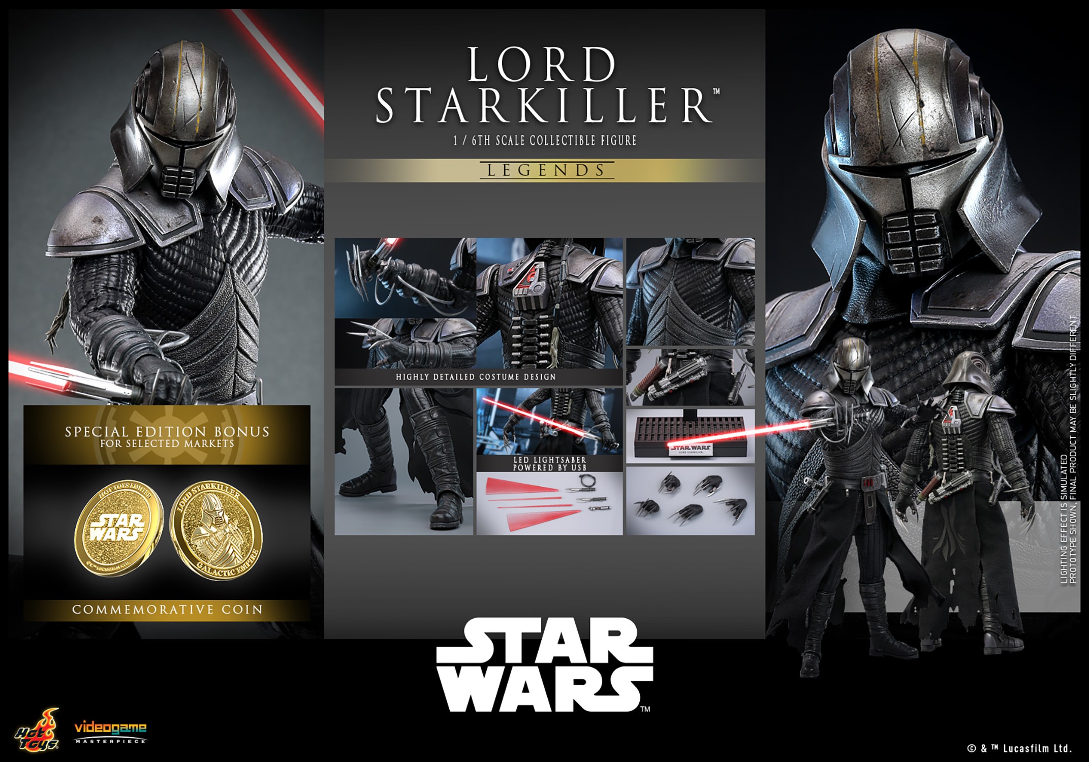 Lord Starkiller™ Sixth Scale Figure by Hot Toys | Sideshow Collectibles