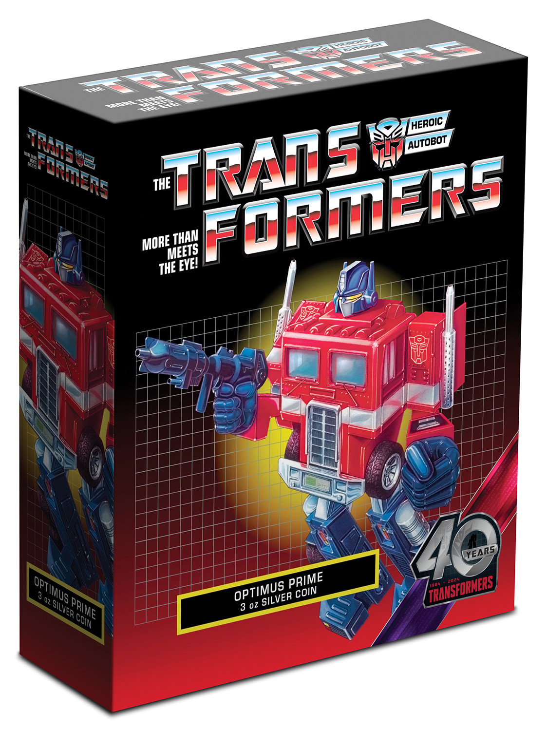 Optimus Prime 3oz Silver Coin by New Zealand Mint | Sideshow Collectibles
