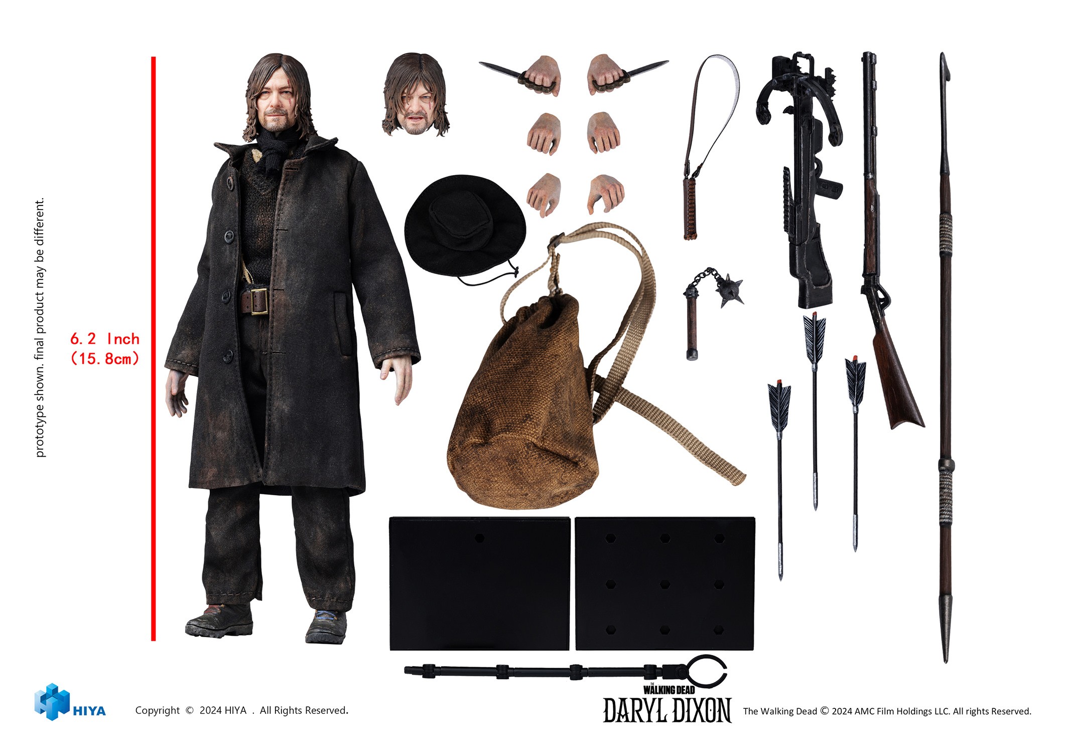 Daryl Dixon Action Figure by Hiya Toys | Sideshow Collectibles