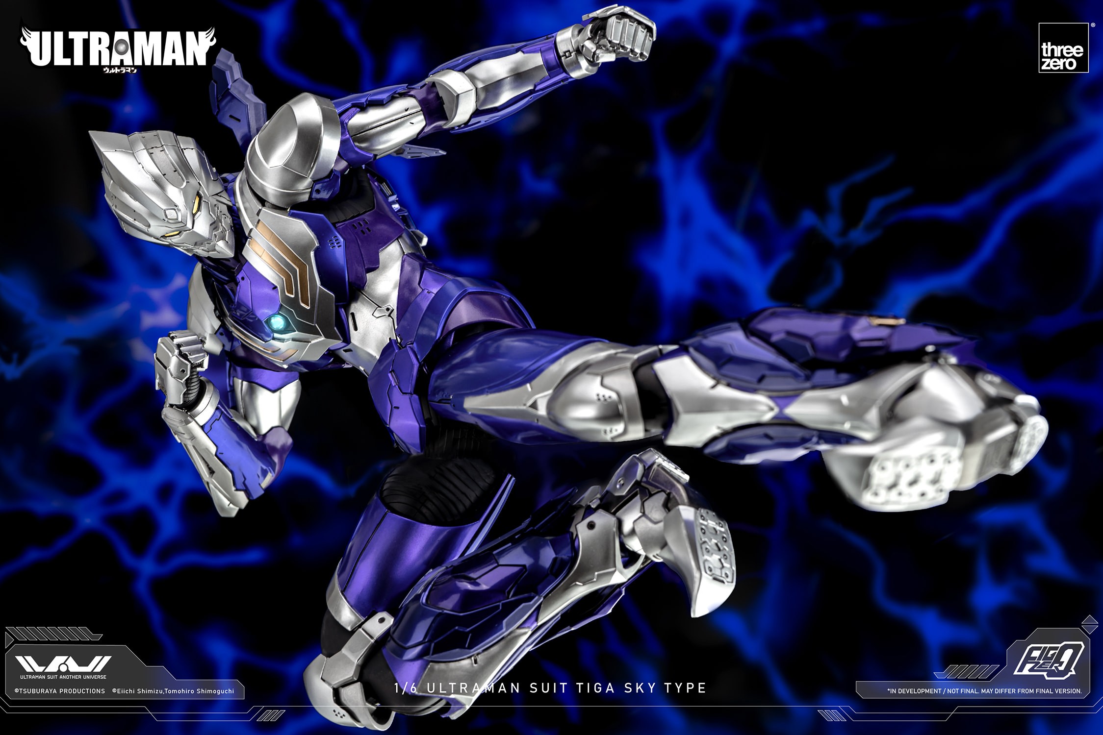 Ultraman Suit Tiga Sky Type Sixth Scale Figure by Threezero Ultraman Suit Tiga Sky Type Sixth Scale Figure by Threezero