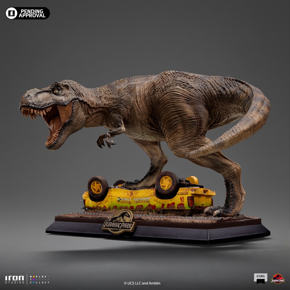 T-Rex Attack MiniCo Icons Collectible Figure by Iron Studios | Sideshow ...
