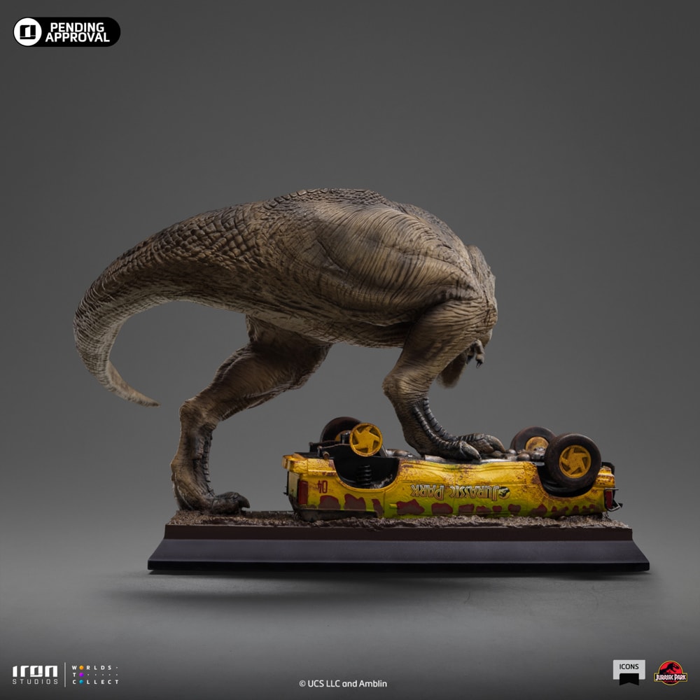 T-Rex Attack MiniCo Icons Collectible Figure by Iron Studios | Sideshow ...