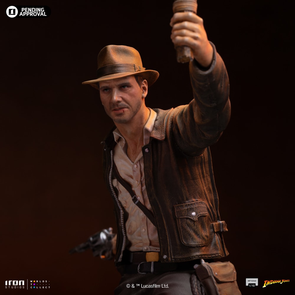 Indiana Jones Art Scale 1:10 Statue by Iron Studios | Sideshow Collectibles
