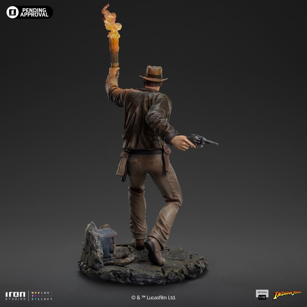 Indiana Jones Art Scale 1:10 Statue by Iron Studios | Sideshow Collectibles