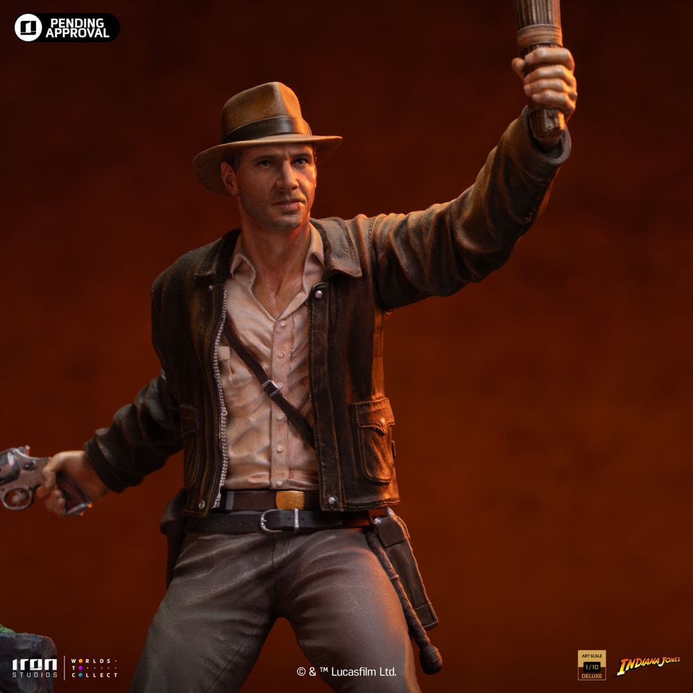 Indiana Jones Art Scale 1:10 Statue by Iron Studios | Sideshow Collectibles