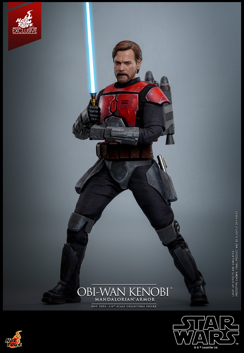 Obi-Wan Kenobi™ (Mandalorian™ Armor) Sith Scale Figure by Hot Toys ...