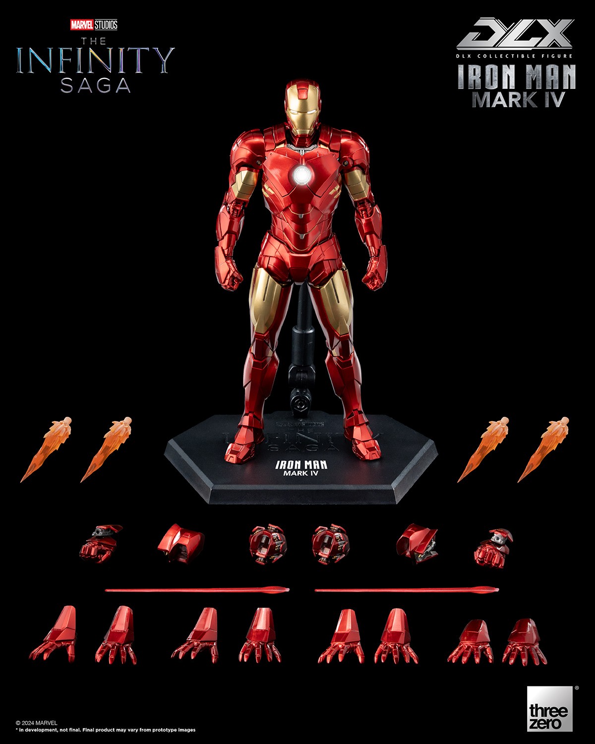 DLX Iron Man Mark 4 Collectible Figure by Threezero | Sideshow Collectibles