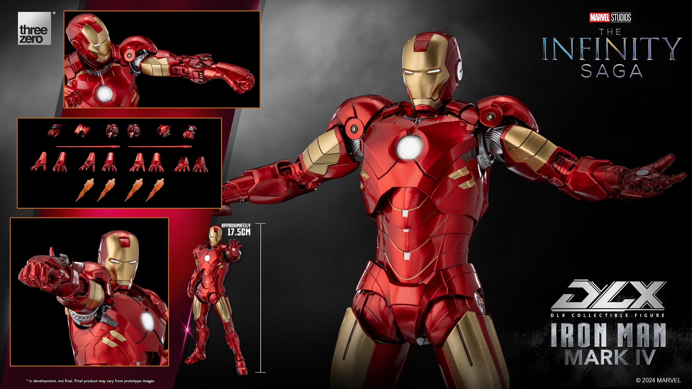 DLX Iron Man Mark 4 Collectible Figure by Threezero | Sideshow Collectibles