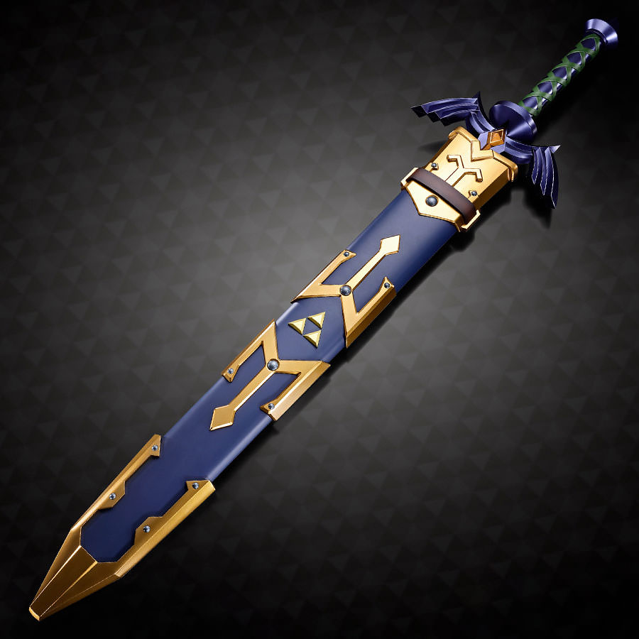 The Legend of Zelda Master Sword Prop Replica by Tamashii Nations ...