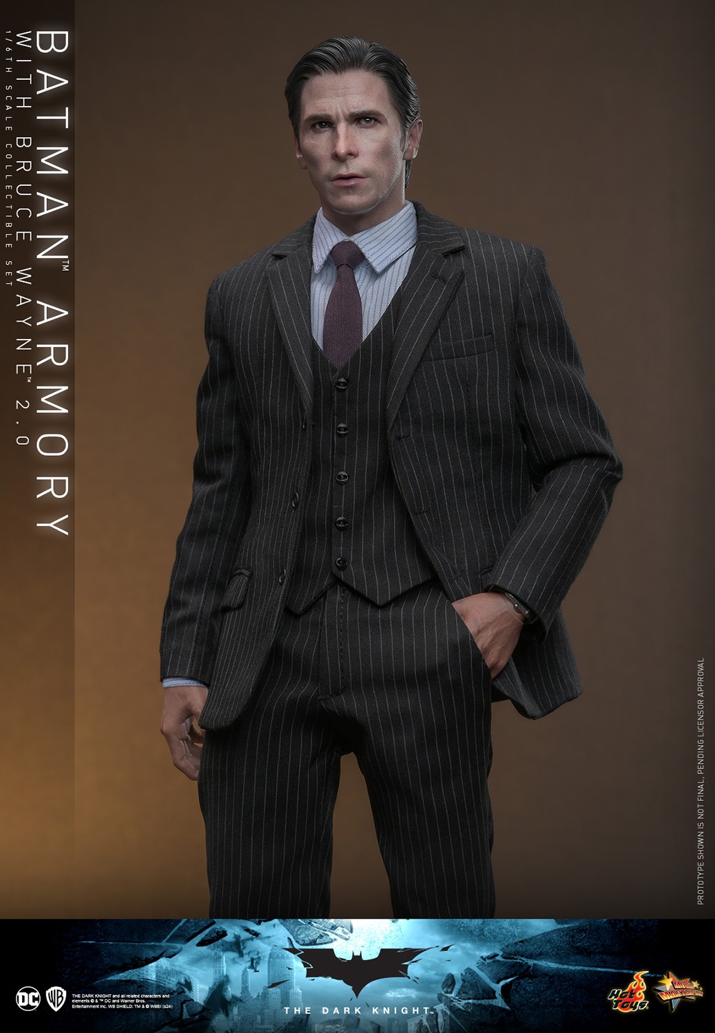 Batman Armory with Bruce Wayne (2.0) Sixth Scale Figure Set by Hot Toys ...