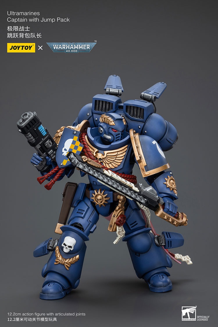 Ultramarines Jump Pack Intercessors with Captain Collectible Set by ...