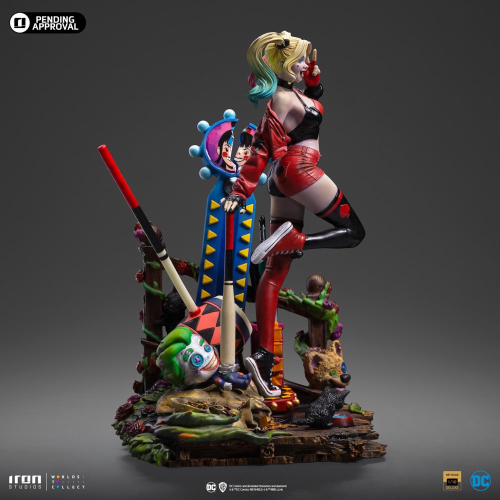 Harley Quinn (Gotham City Sirens) Art Scale 1:10 Statue by Iron Studios ...
