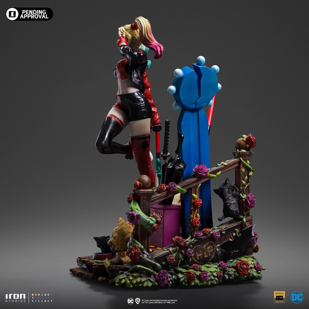 Harley Quinn (Gotham City Sirens) Art Scale 1:10 Statue by Iron Studios ...