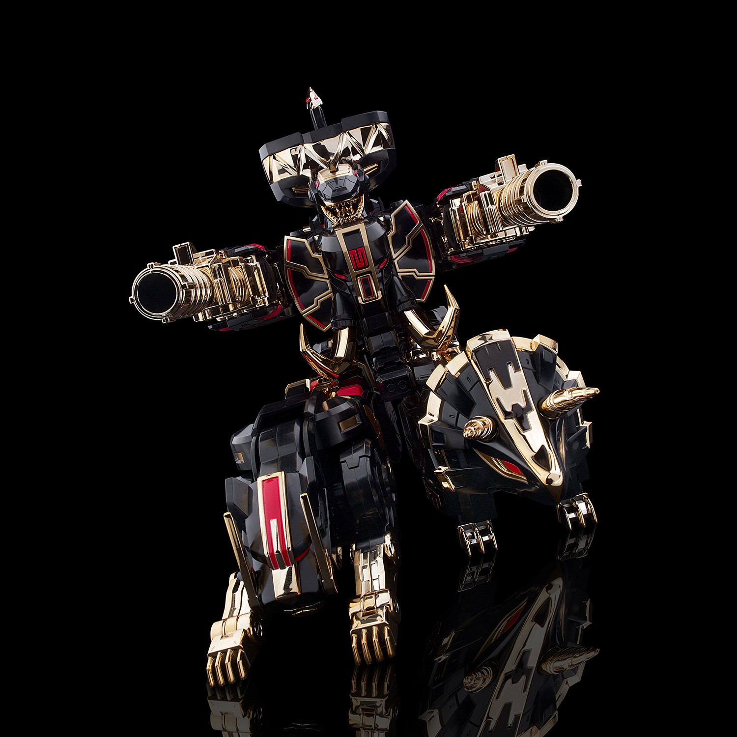 Megazord (Black Limited Ver.) Model Kit by Flame Toys | Sideshow ...