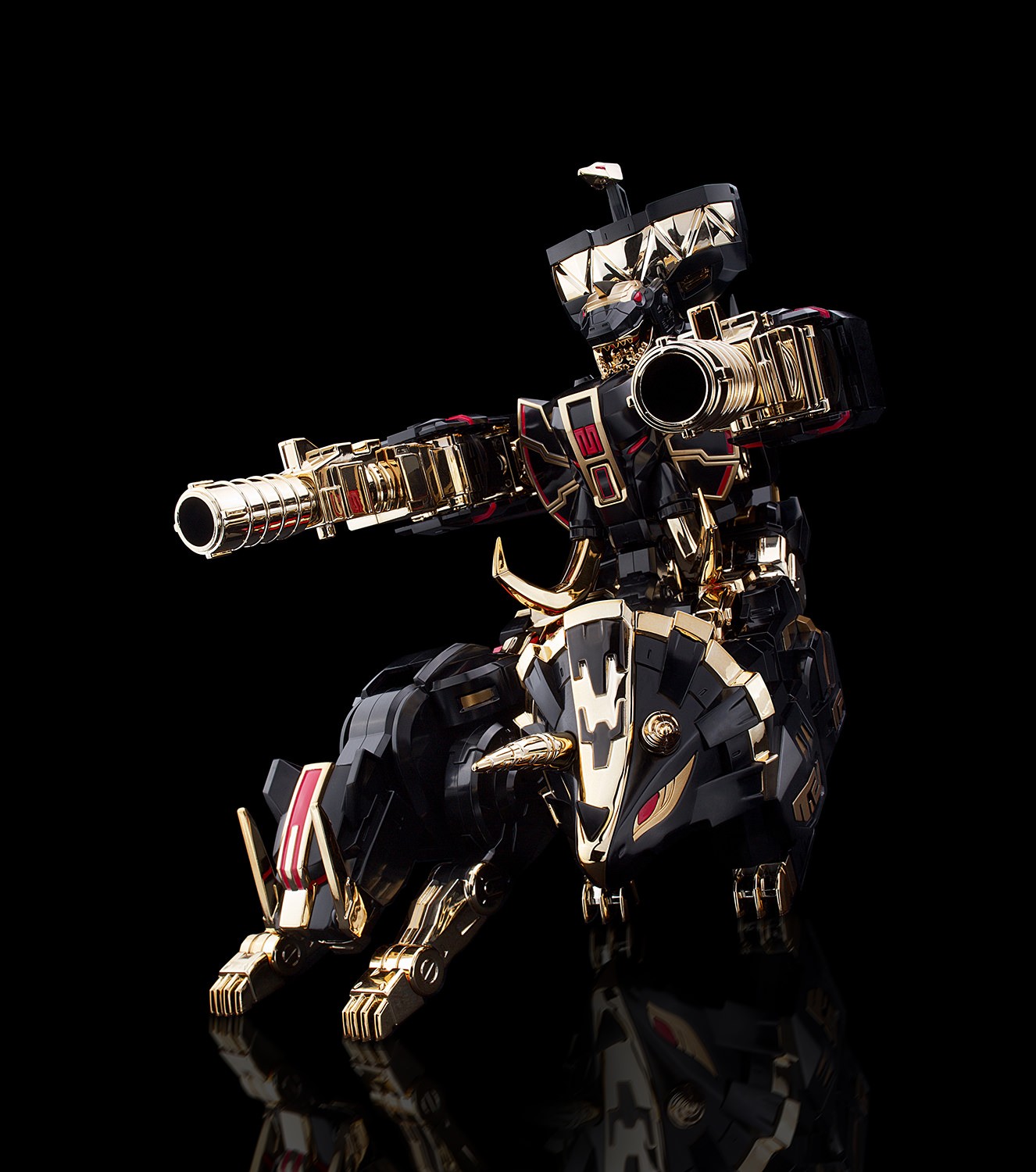 Megazord (Black Limited Ver.) Model Kit by Flame Toys | Sideshow ...