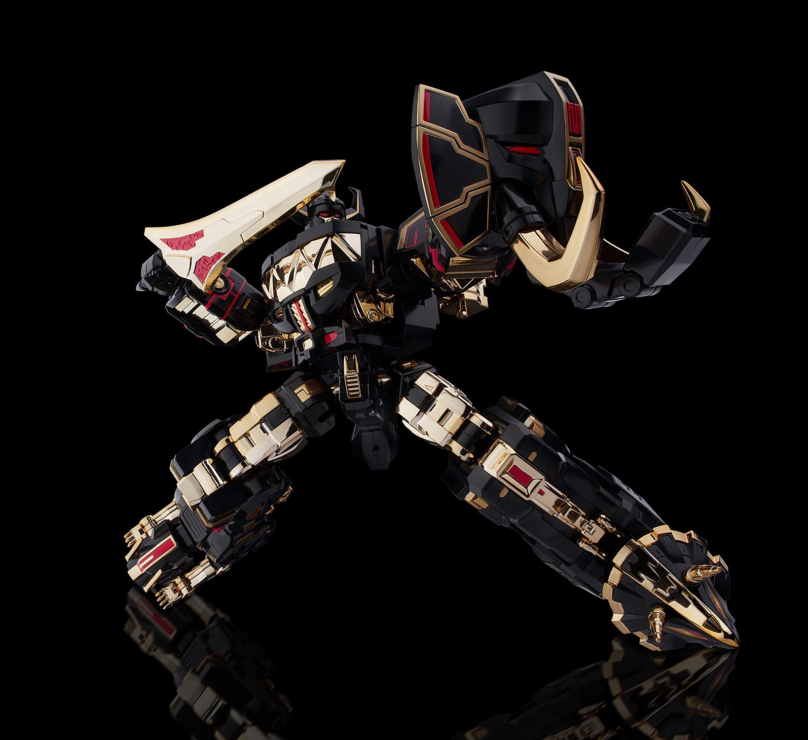 Megazord (Black Limited Ver.) Model Kit by Flame Toys | Sideshow ...