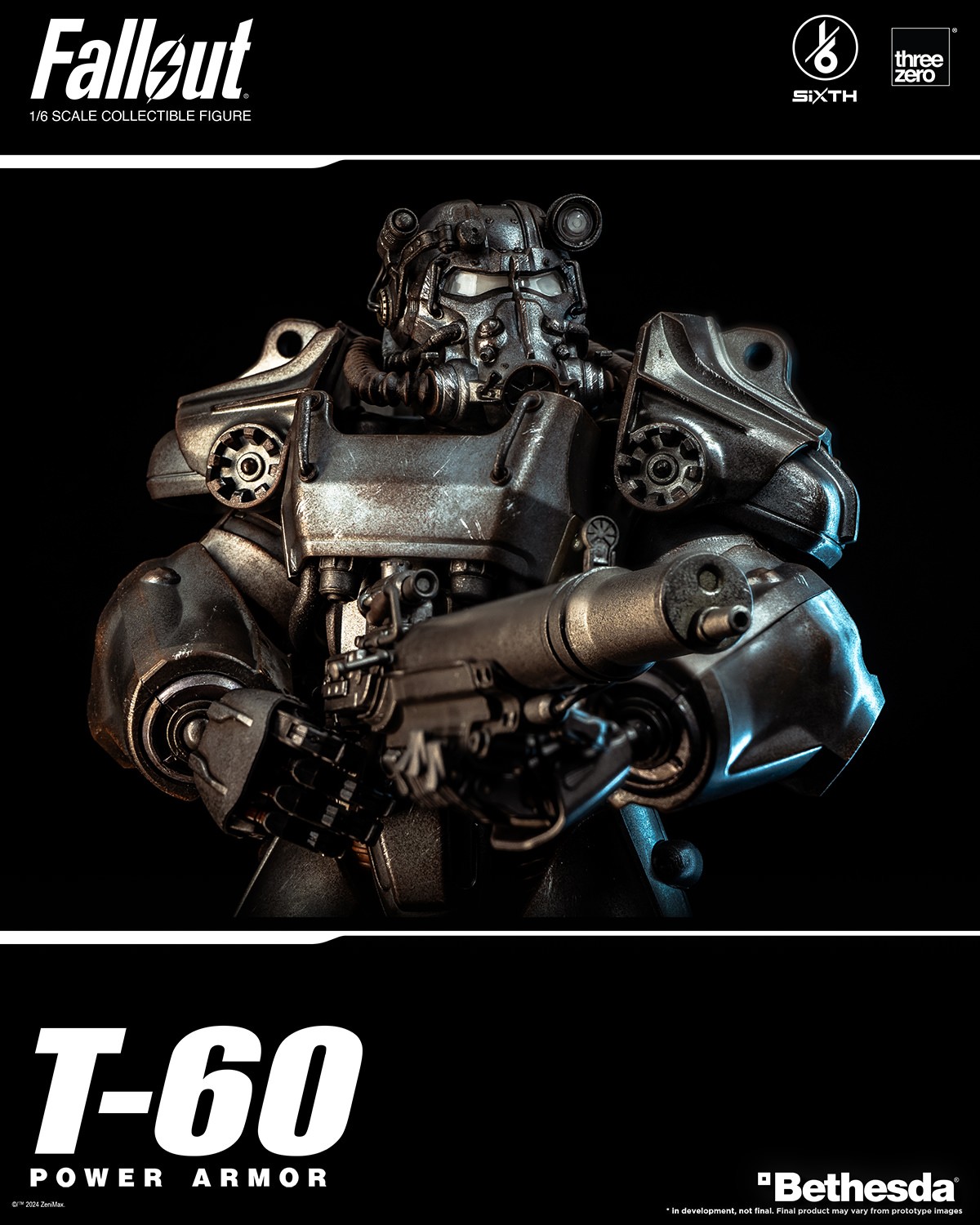 T-60 Power Armor Sixth Scale Figure by Threezero | Sideshow Collectibles