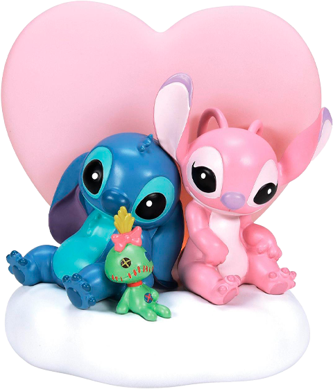 Light Up Stitch and Angel Figurine by Enesco | Sideshow Collectibles