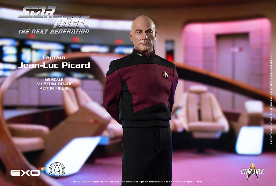 Captain Jean-Luc Picard Sixth Scale Figure by EXO-6 | Sideshow Collectibles