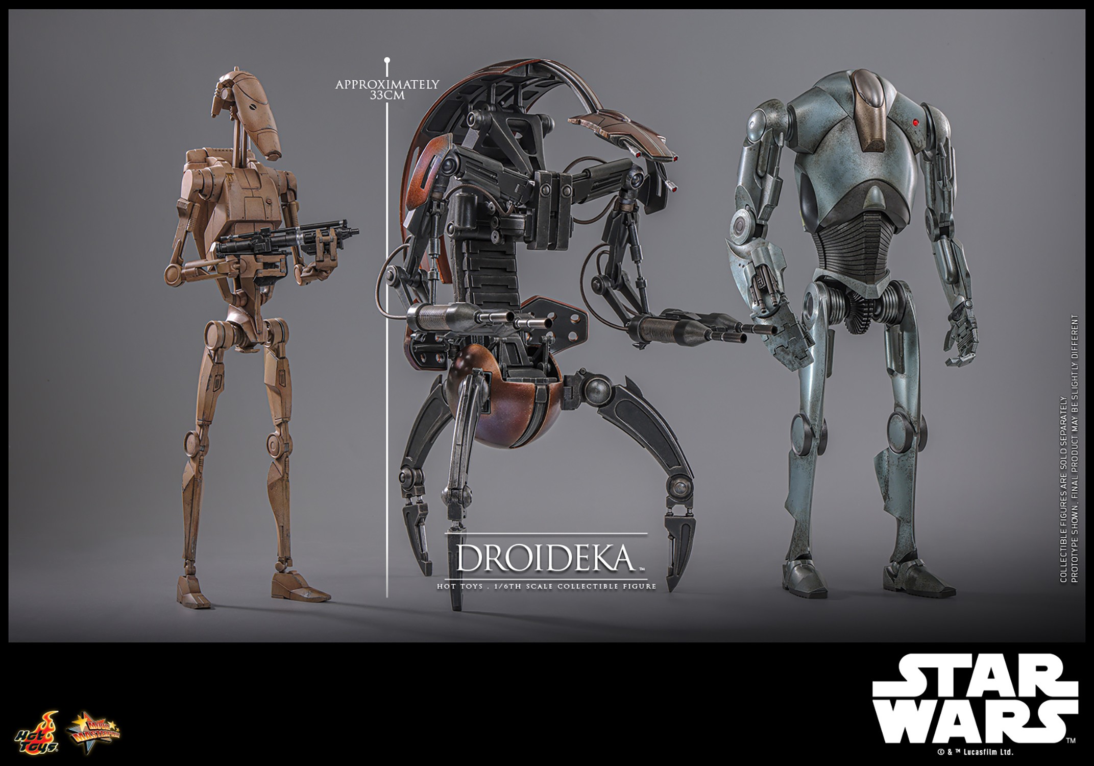 Droideka™ Sixth Scale Figure by Hot Toys | Sideshow Collectibles