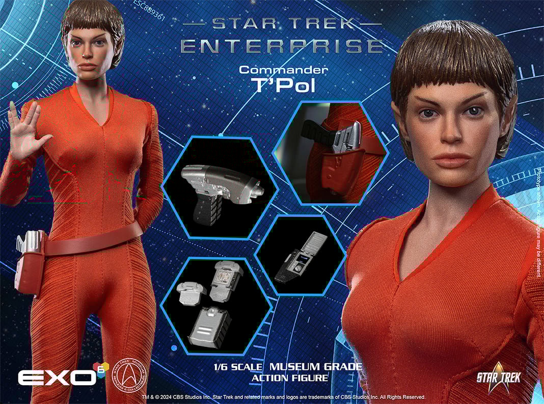 Commander T'Pol Sixth Scale Figure by EXO-6 | Sideshow Collectibles