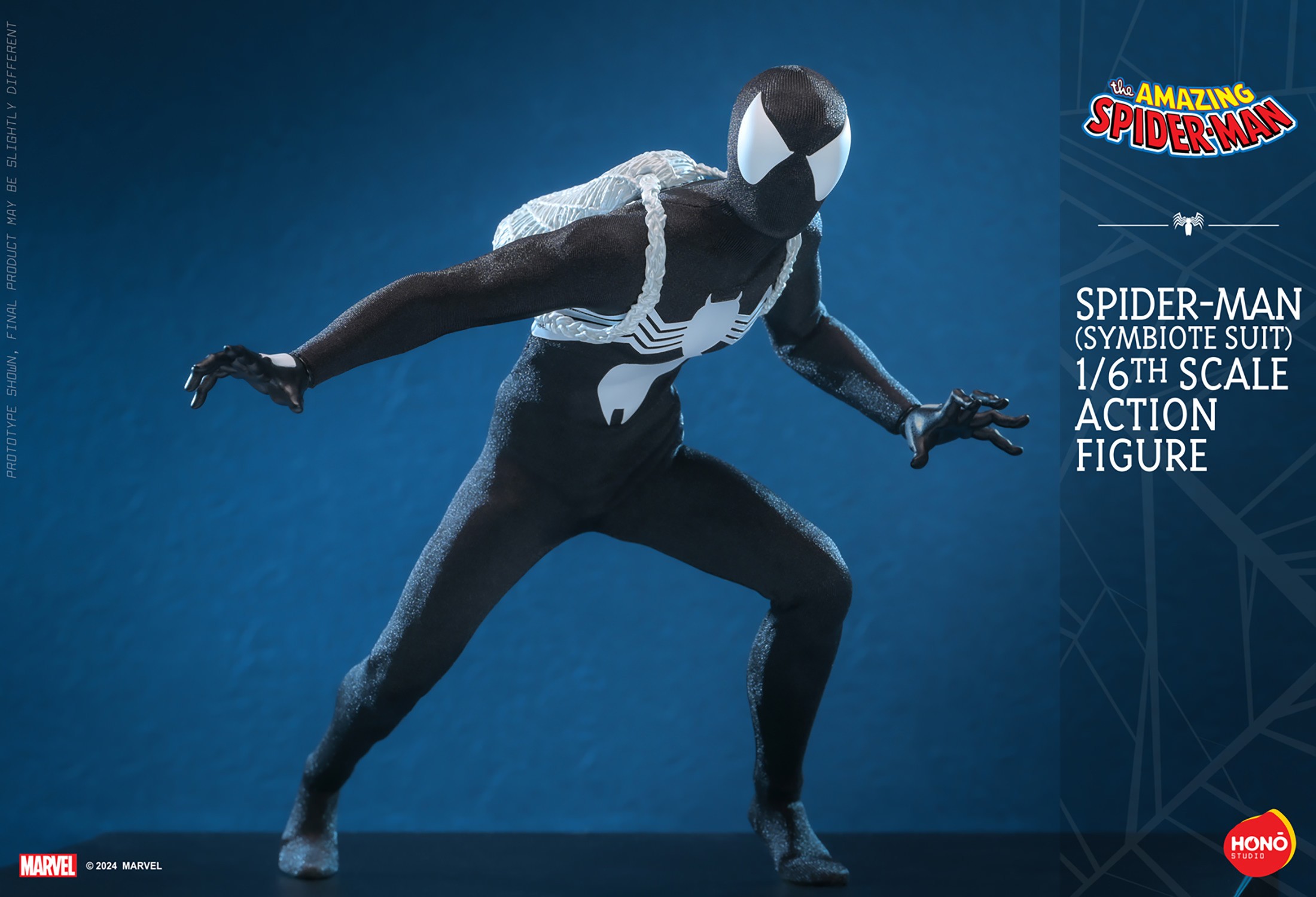Spider-Man (Symbiote Suit) Action Figure by Honō Studio | Sideshow ...