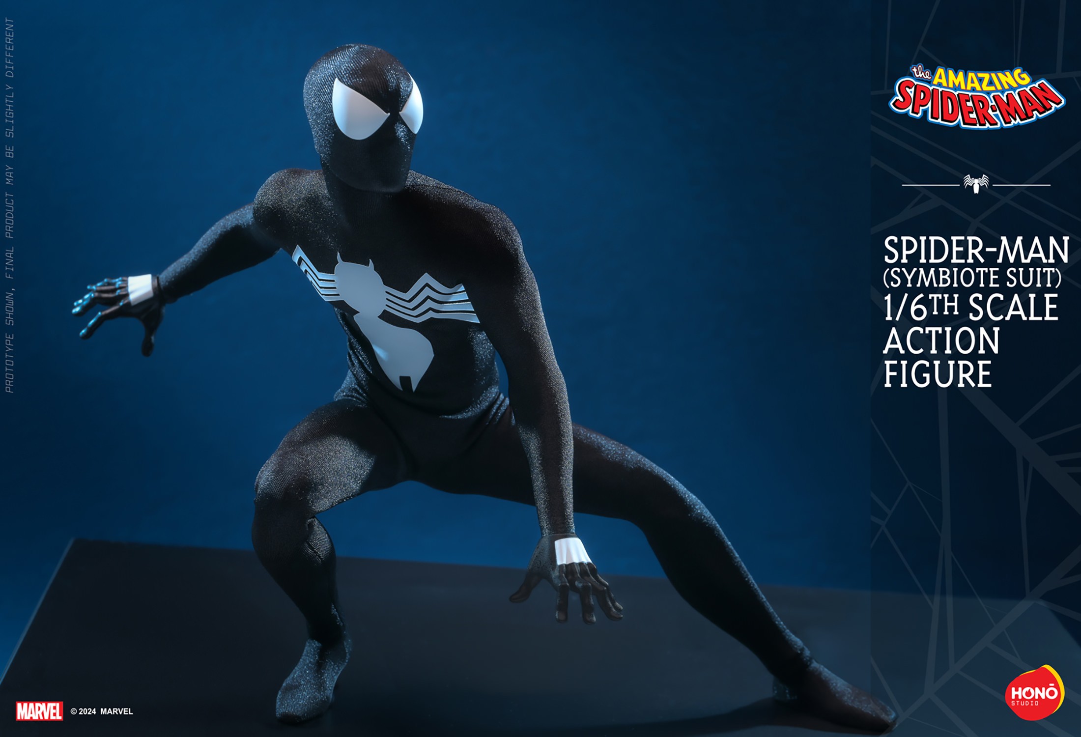 Spider-Man (Symbiote Suit) Action Figure by Honō Studio | Sideshow ...