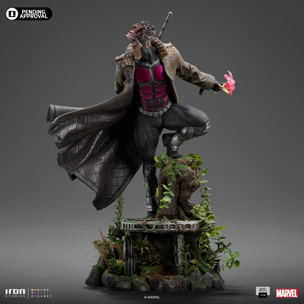 Gambit Legacy Replica Quarter Scale Statue by Iron Studios | Sideshow ...