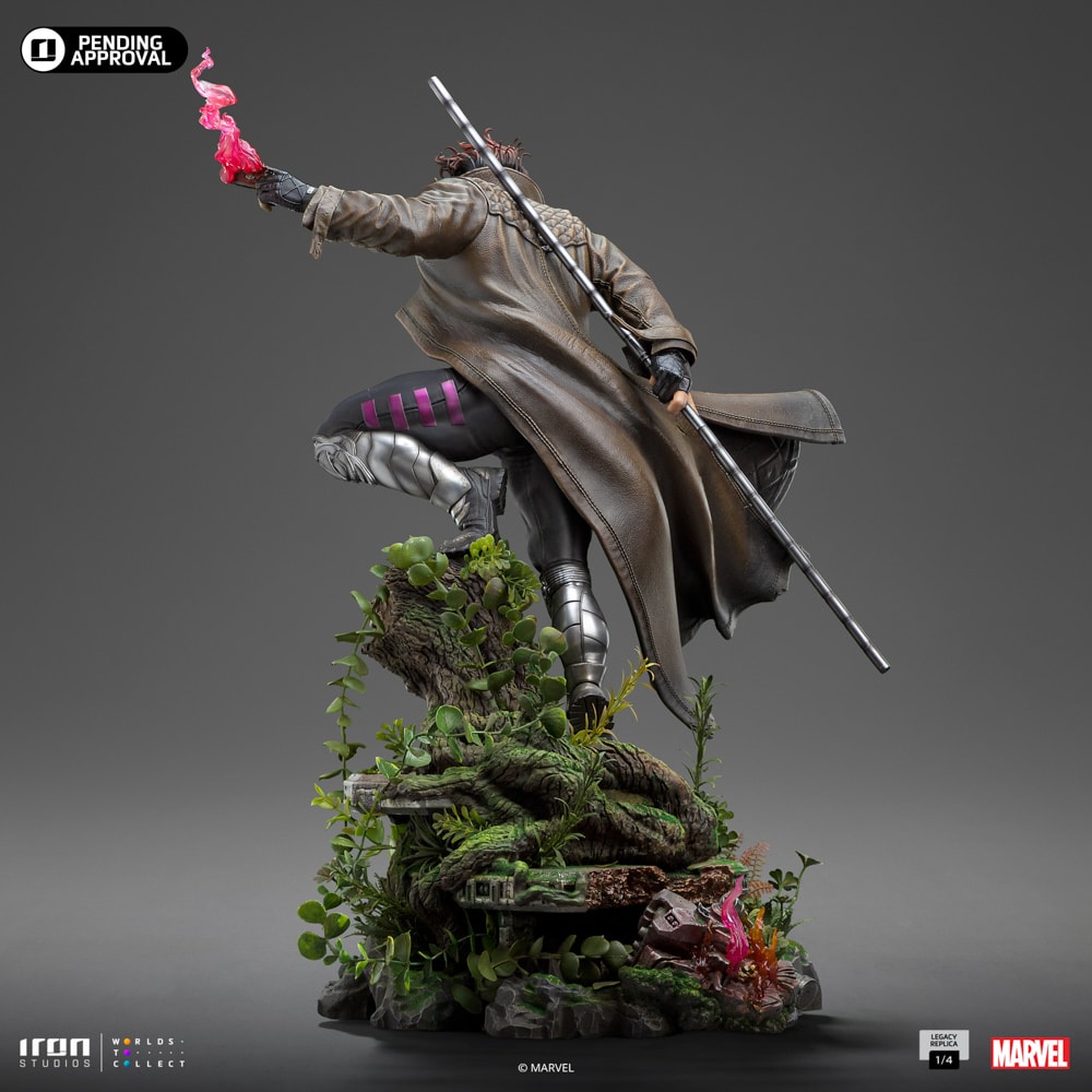 Gambit Legacy Replica Quarter Scale Statue by Iron Studios | Sideshow ...