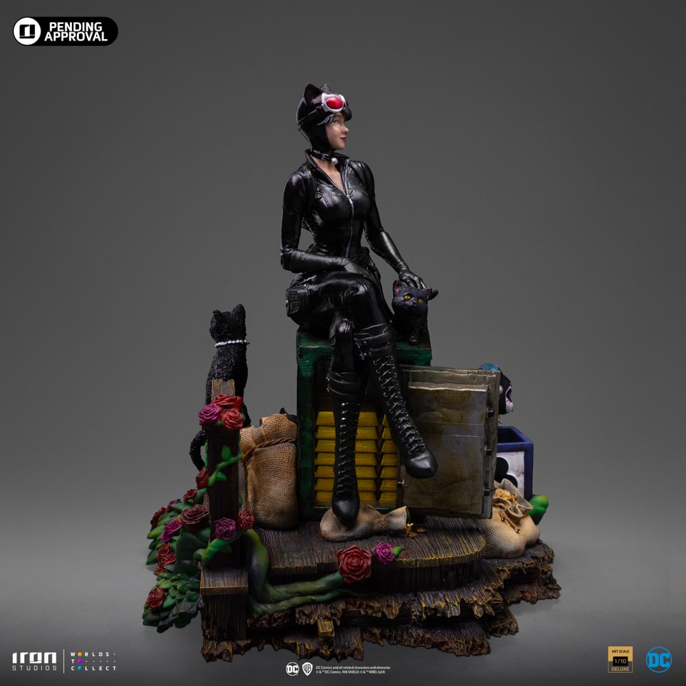 Catwoman (Gotham City Sirens) Art Scale 1:10 Statue by Iron Studios ...