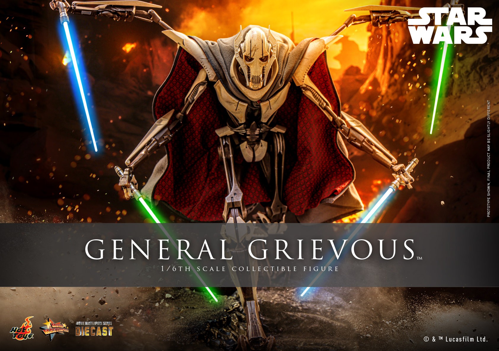 General Grievous Sixth Scale Figure by Hot Toys | Sideshow Collectibles