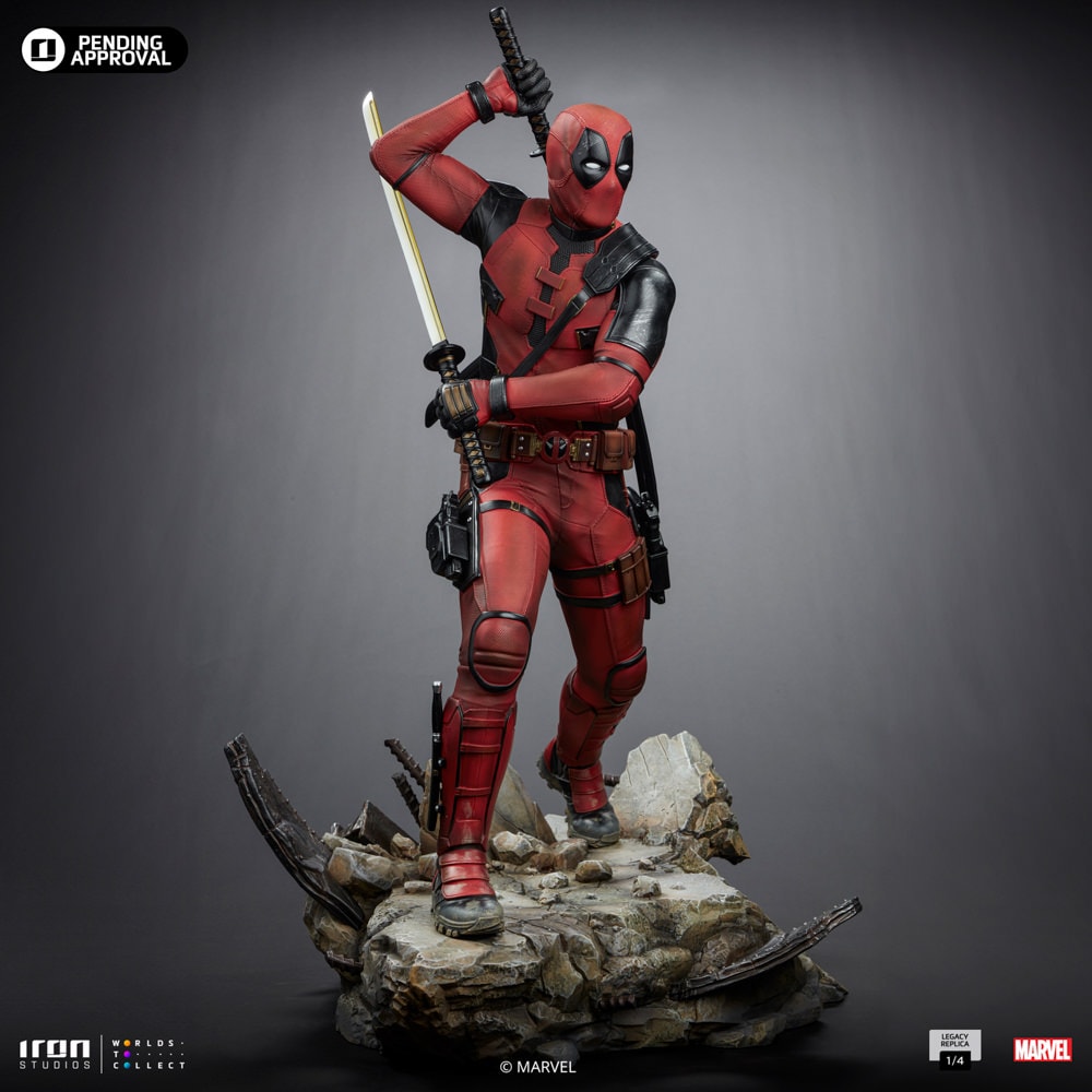 Deadpool Legacy Replica Quarter Scale Statue by Iron Studios | Sideshow ...