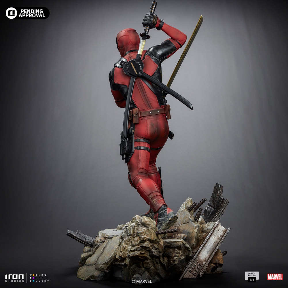 Deadpool Legacy Replica Quarter Scale Statue by Iron Studios | Sideshow ...