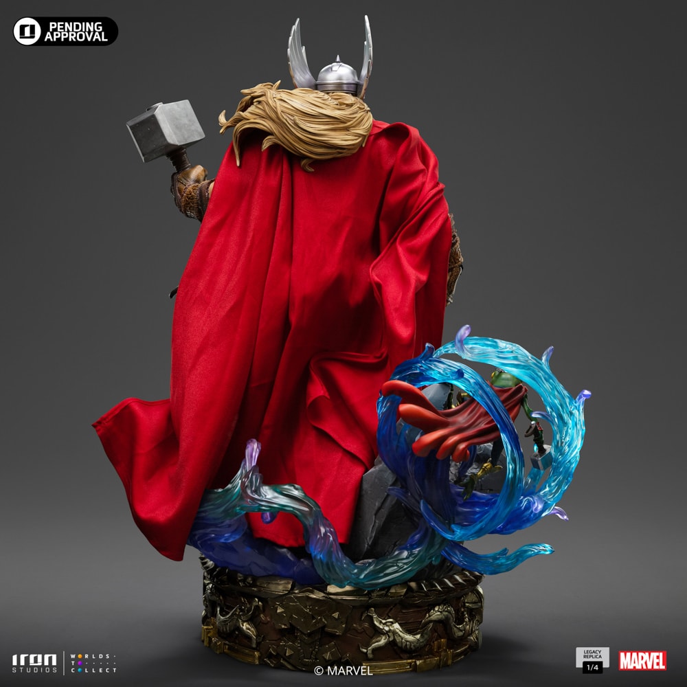 Thor Unleashed Legacy Replica Quarter Scale Statue by Iron Studios ...