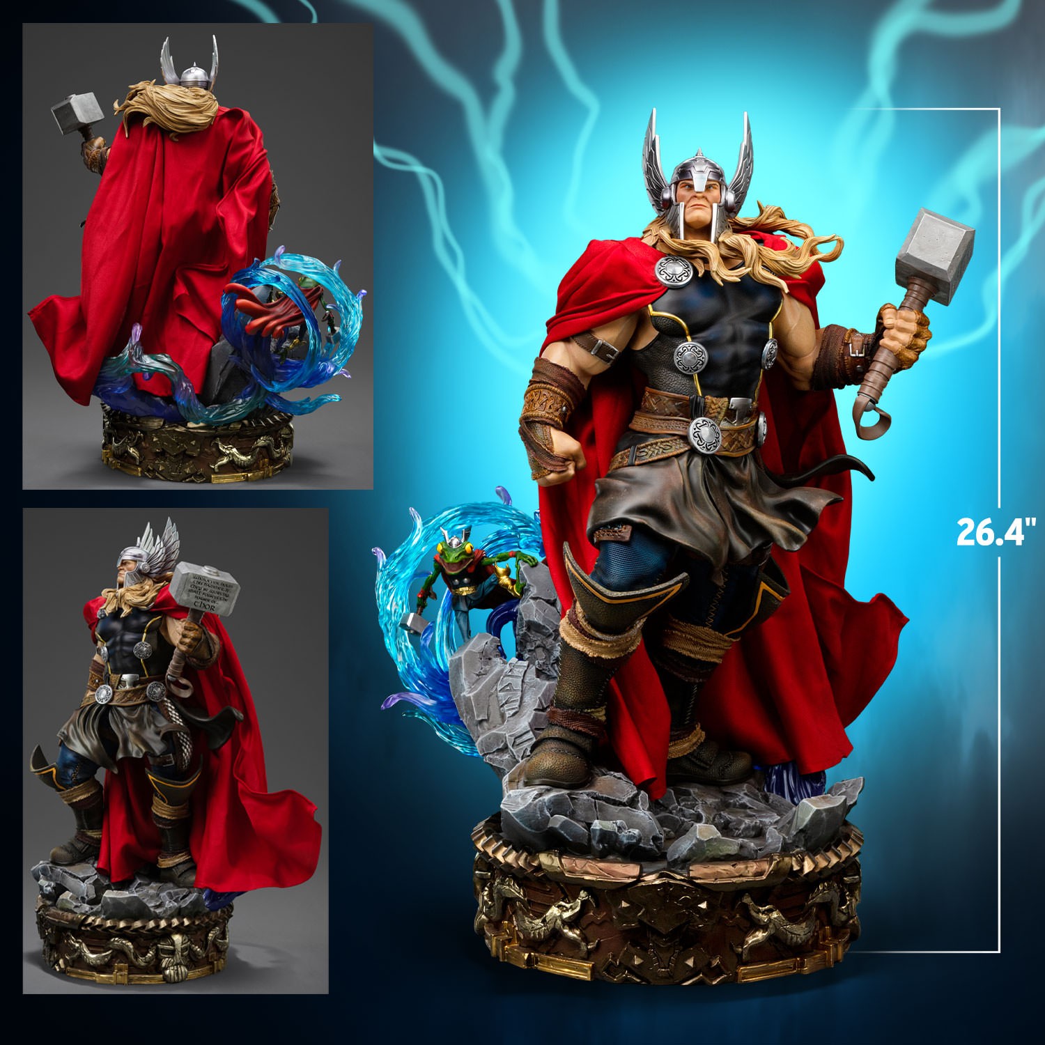 Thor Unleashed Legacy Replica Quarter Scale Statue by Iron Studios ...