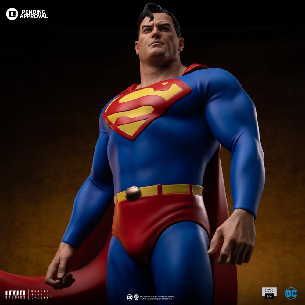 Superman DC Trinity Legacy Replica Quarter Scale Statue by Iron Studios ...
