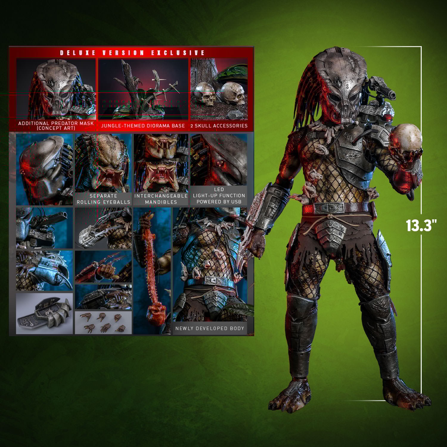 Predator (2.0) Sixth Scale Figure by Hot Toys | Sideshow Collectibles