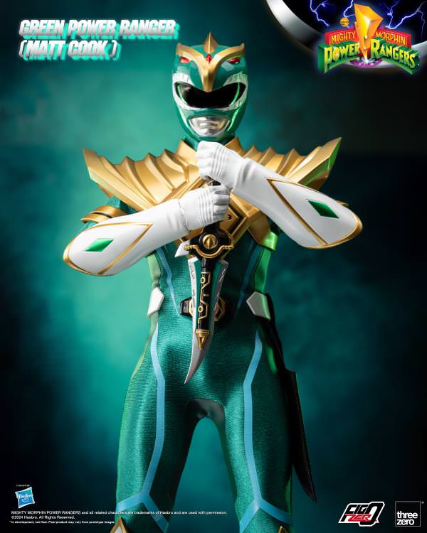 Green Power Ranger (Matt Cook) Chaos Energy Version Sixth Scale Figure ...