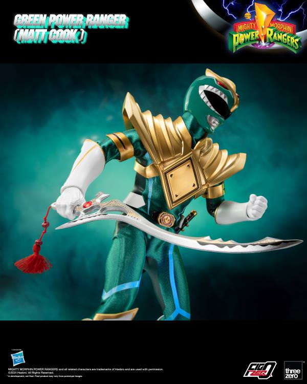 Green Power Ranger (Matt Cook) Chaos Energy Version Sixth Scale Figure ...