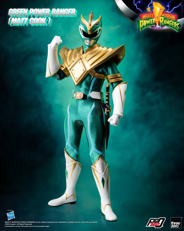 Green Power Ranger (Matt Cook) Chaos Energy Version Sixth Scale Figure ...