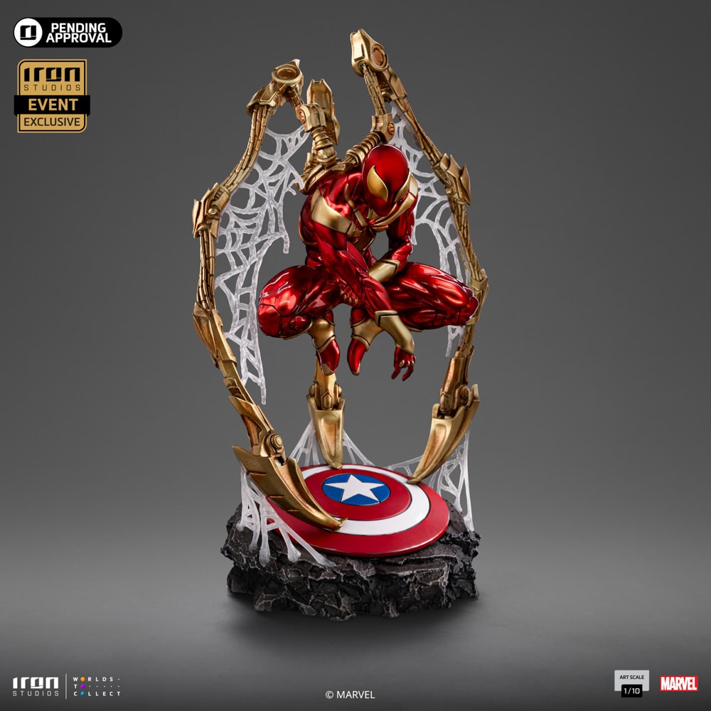 Iron Spider-Man 1:10 Art Scale Statue by Iron Studios | Sideshow ...