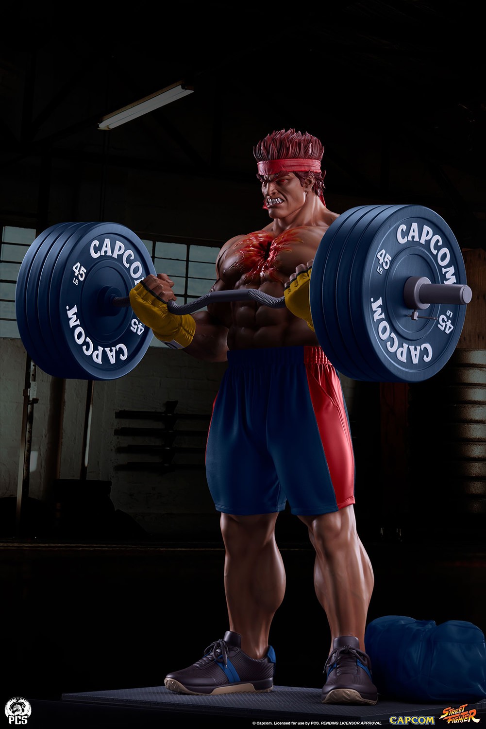 Evil Ryu: Powerlifting Quarter Scale Statue by PCS | Sideshow Collectibles