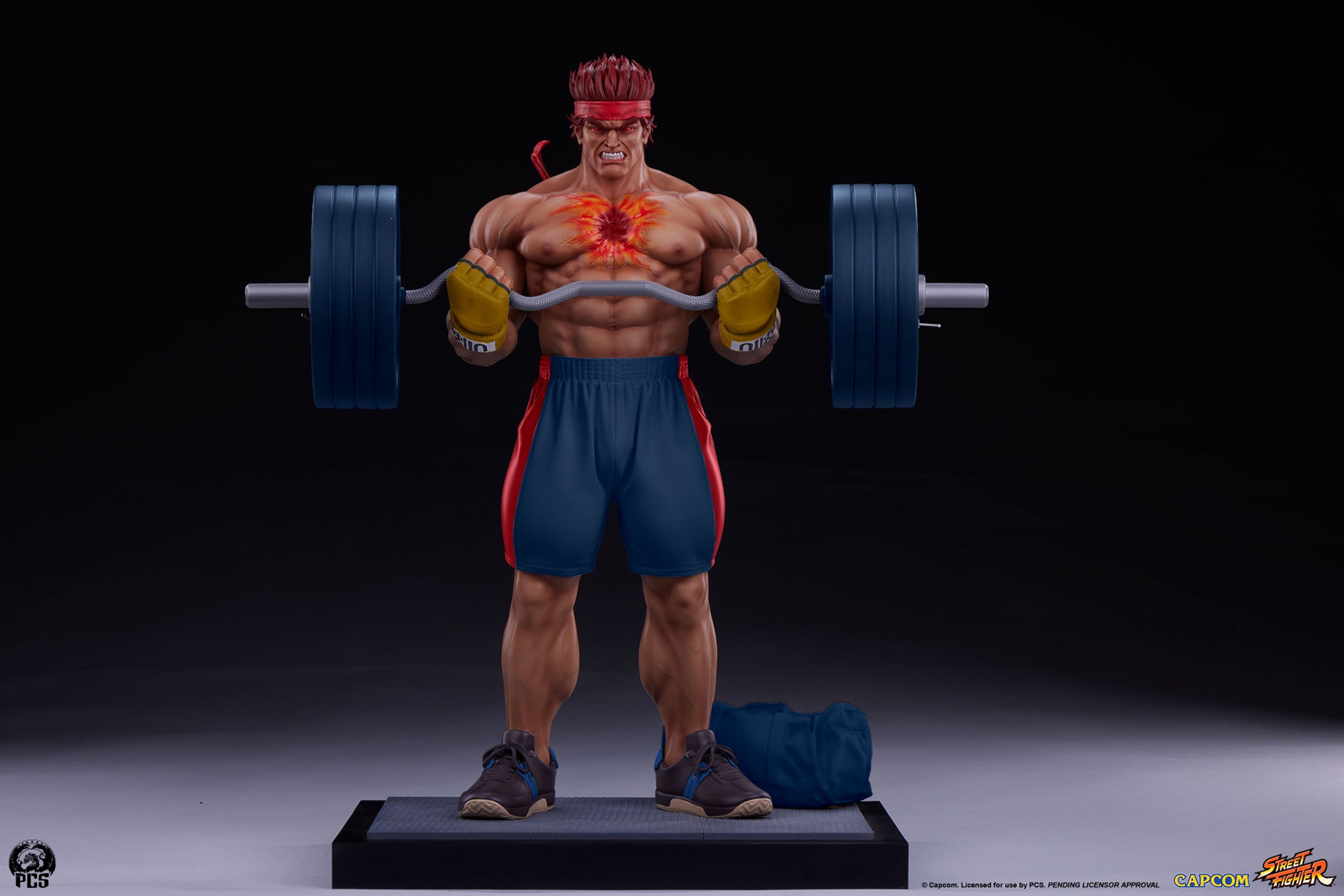 Evil Ryu: Powerlifting Quarter Scale Statue by PCS | Sideshow Collectibles