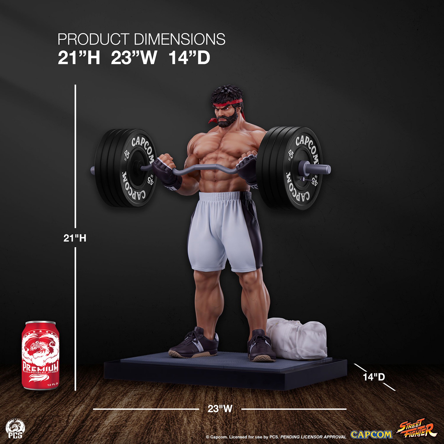 Ryu: Powerlifting (Battle Edition) Quarter Scale Statue by PCS ...