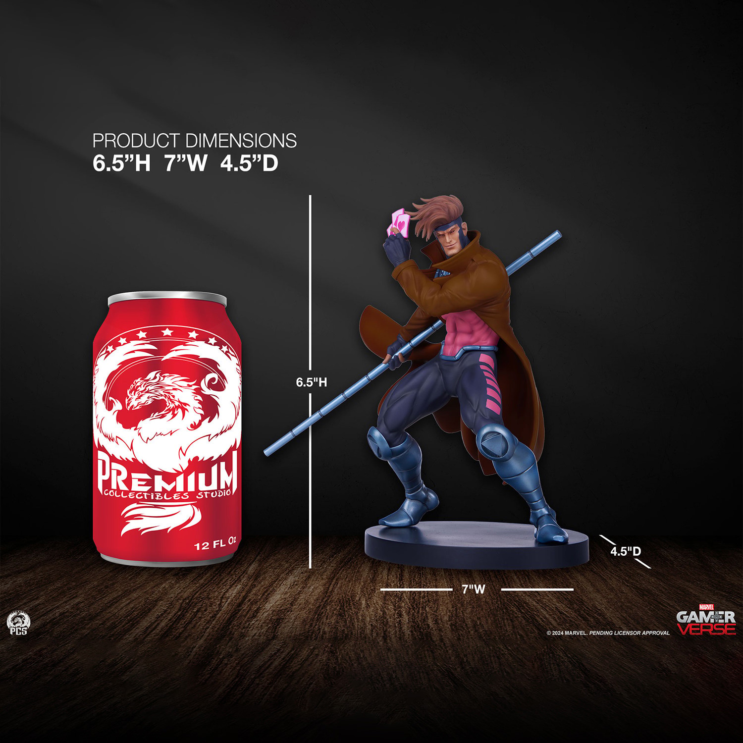 Gambit 1:10 Scale Statue by PCS | Sideshow Collectibles