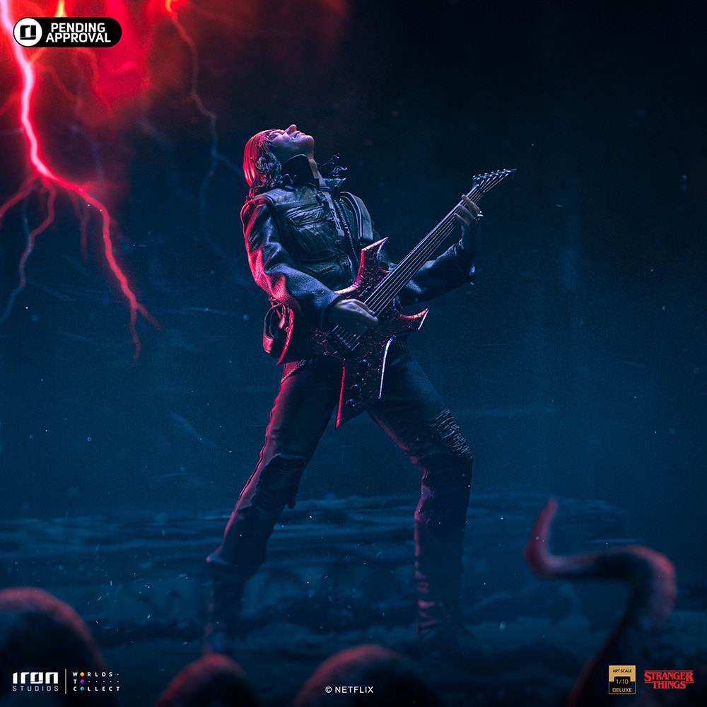 Eddie Munson Deluxe 1:10 Art Scale Statue by Iron Studios | Sideshow ...